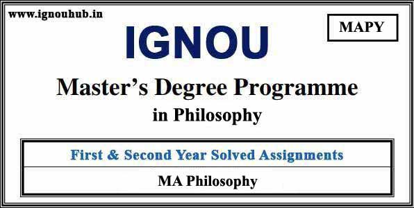 IGNOU MA Philosophy Solved Assignments 2020-21 | Ignouhub.in IGNOU MA Philosophy Solved Assignments 2020-21 | Ignouhub.in