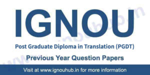IGNOU PGDT Solved Assignment 2021 - IGNOUHUB.IN