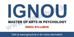 IGNOU M.COM Syllabus 2025 | Ignouhub.in